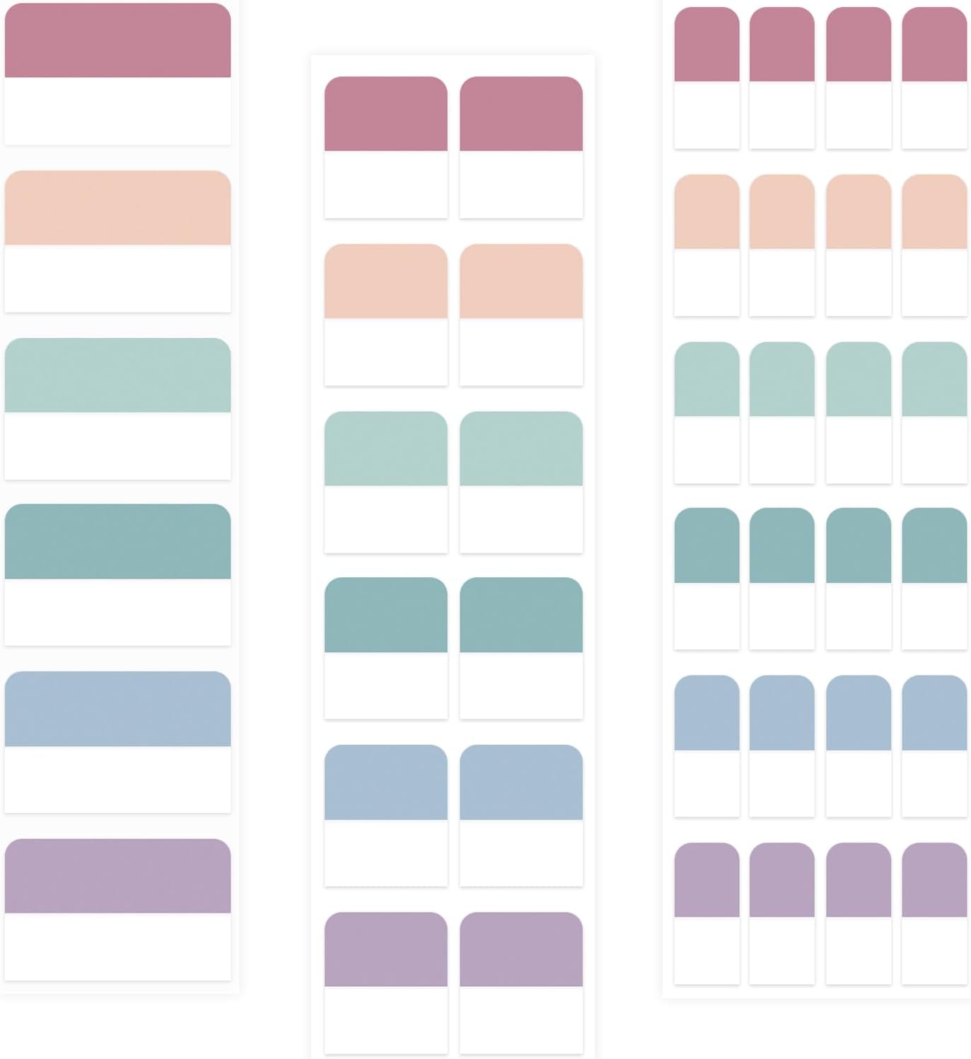 420 PCS Index Sticky Notes Tabs, Transparent Sticky Note, Book Tabs ...