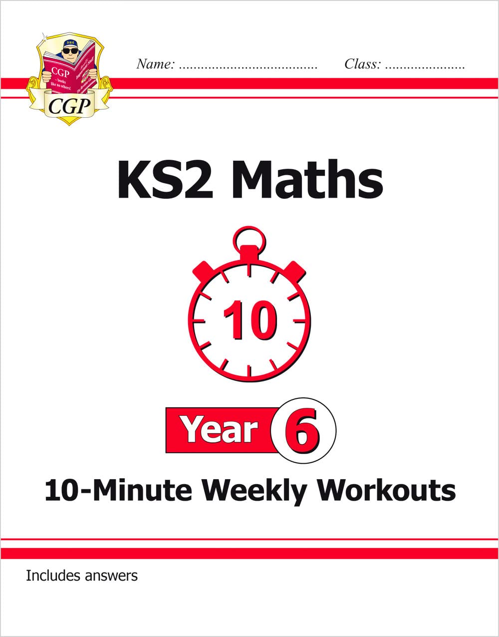 KS2 Year 6 Maths 10-Minute Weekly Workouts (CGP Year 6 Maths): Amazon ...