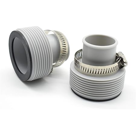 Amazon.com: INTEX 1.25" to 1.5" Type B Hose Adapters for Pumps ...