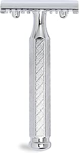 MERKUR Classic Safety Razor with Hexagonal Handle, Glossy Chrome 41C ...