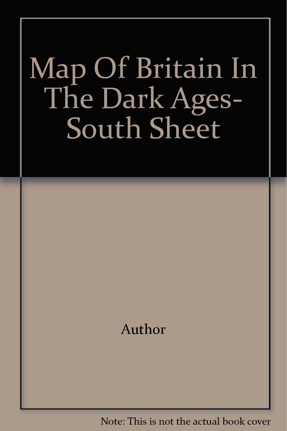 Map Of Britain In The Dark Ages- South Sheet: Unknown: Amazon.com: Books
