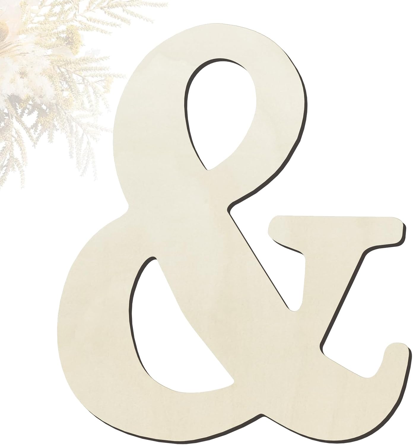 Amazon.com: WOODOUNAI 15 Inch Large Wide Body Wooden Letters Unfinished ...
