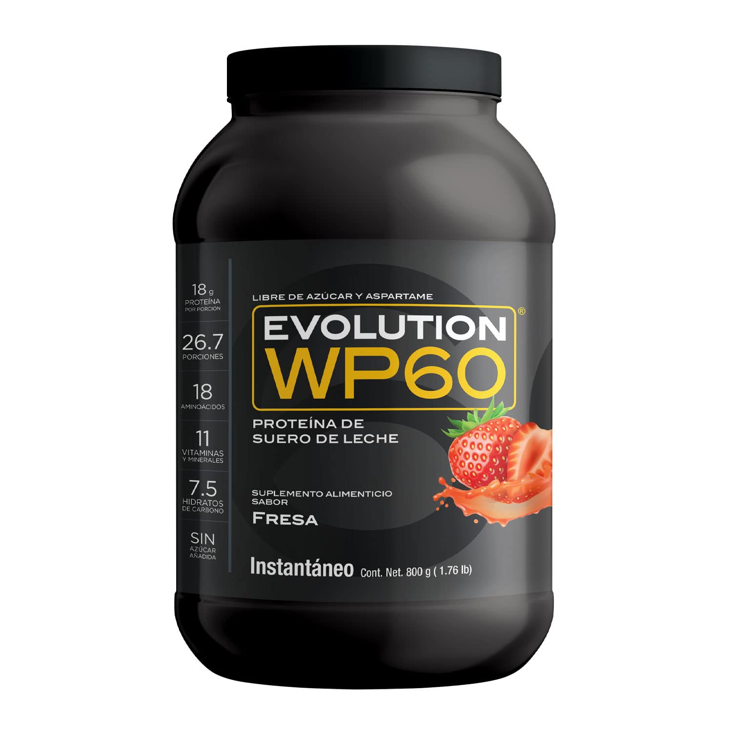 EVOLUTION, Proteína de Suero de Leche, WP60, Whey Protein, 18 Aminoácidos, 11 Vitaminas y ...