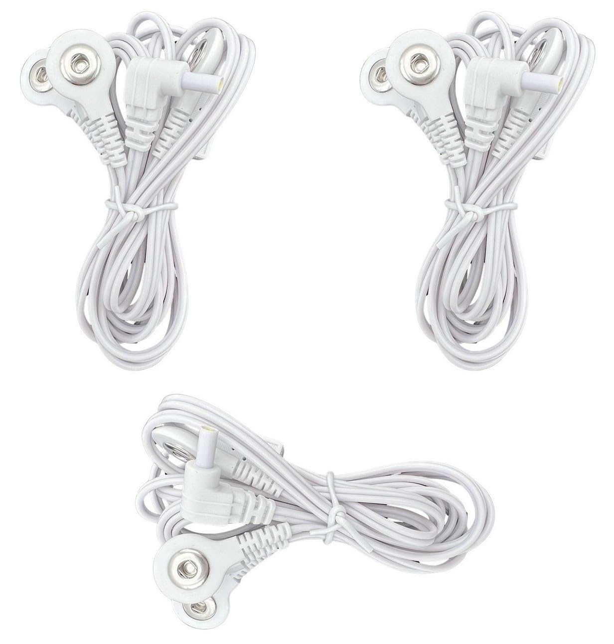 Amazon.com: Replacement Premium TENS Lead Wires 2.35mm Shielded Plug to ...