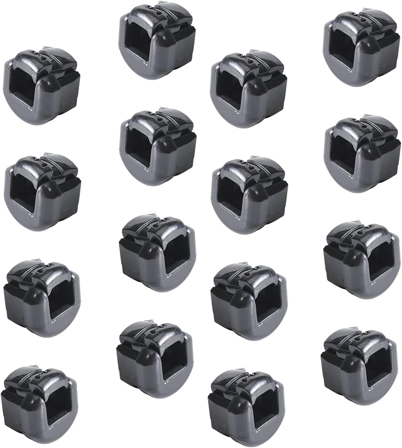 Amazon.com: Electric Cable Protection Cord Buckle LUORNG 12PCS Black ...