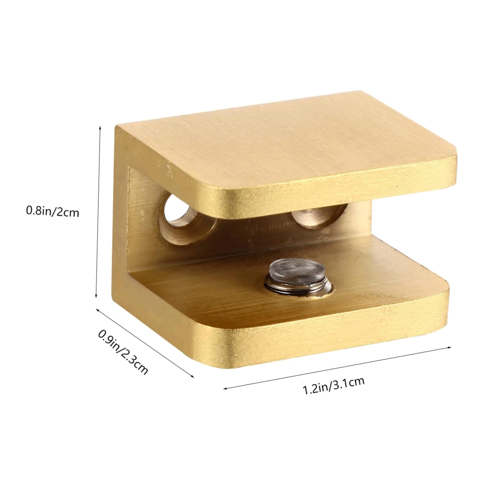 Copper Glass Railing Clamps E40921 Stainless Steel Round Stand Off