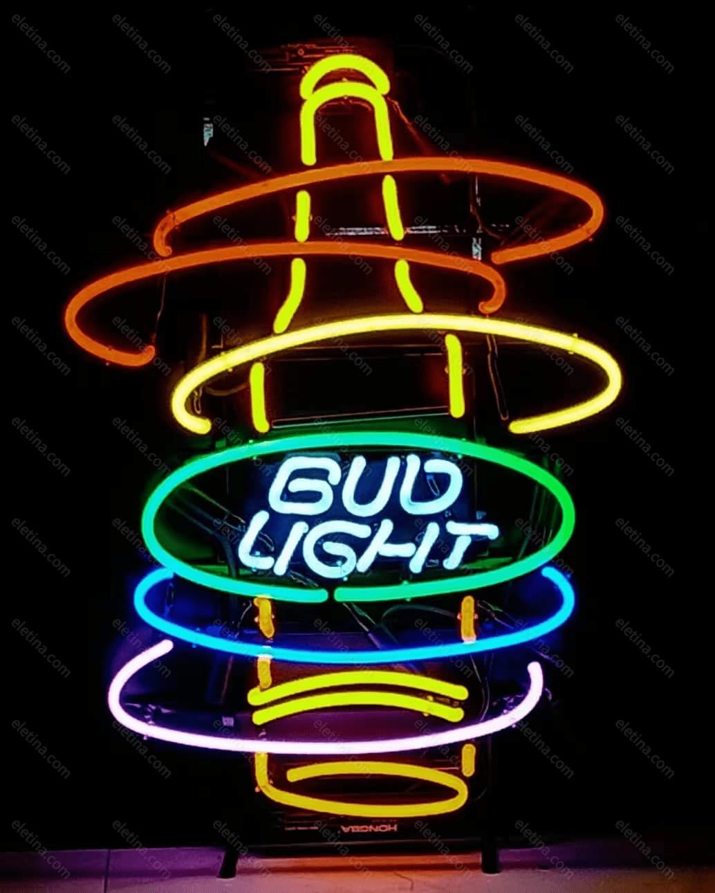 Snapklik.com : Neon Signs For Wall Decor Light Rainbow Bottle Handmade ...