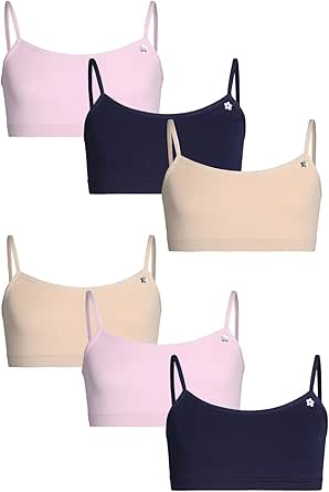 Amazon.com: Limited Too Girls Training Bra - 6 Pack Sports Bra with ...