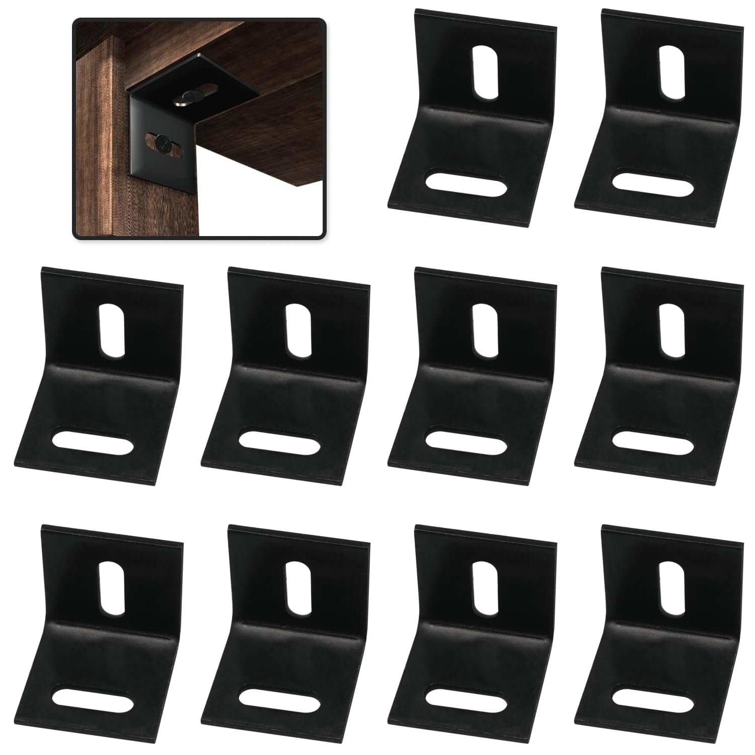 Amazon.com: JJHXSM 10pcs Wood Table Top Expansion Bracket Adjustable ...