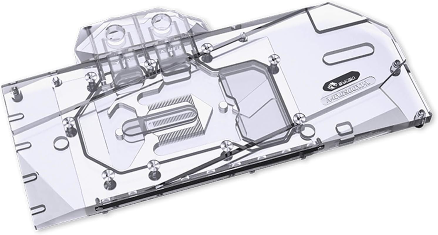 Amazon.com: Bykski Full Coverage GPU Water Block and Backplate for ...