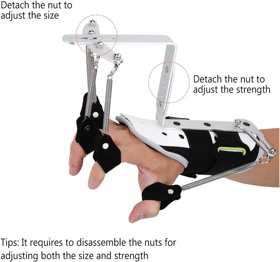 Hand Wrist Finger Orthotics Training Device, Adjustable Hand ...