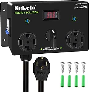Sekelo Ev Manual Charging Switch for E Ev Dryer, Nema 14-30, 240V, 25A ...