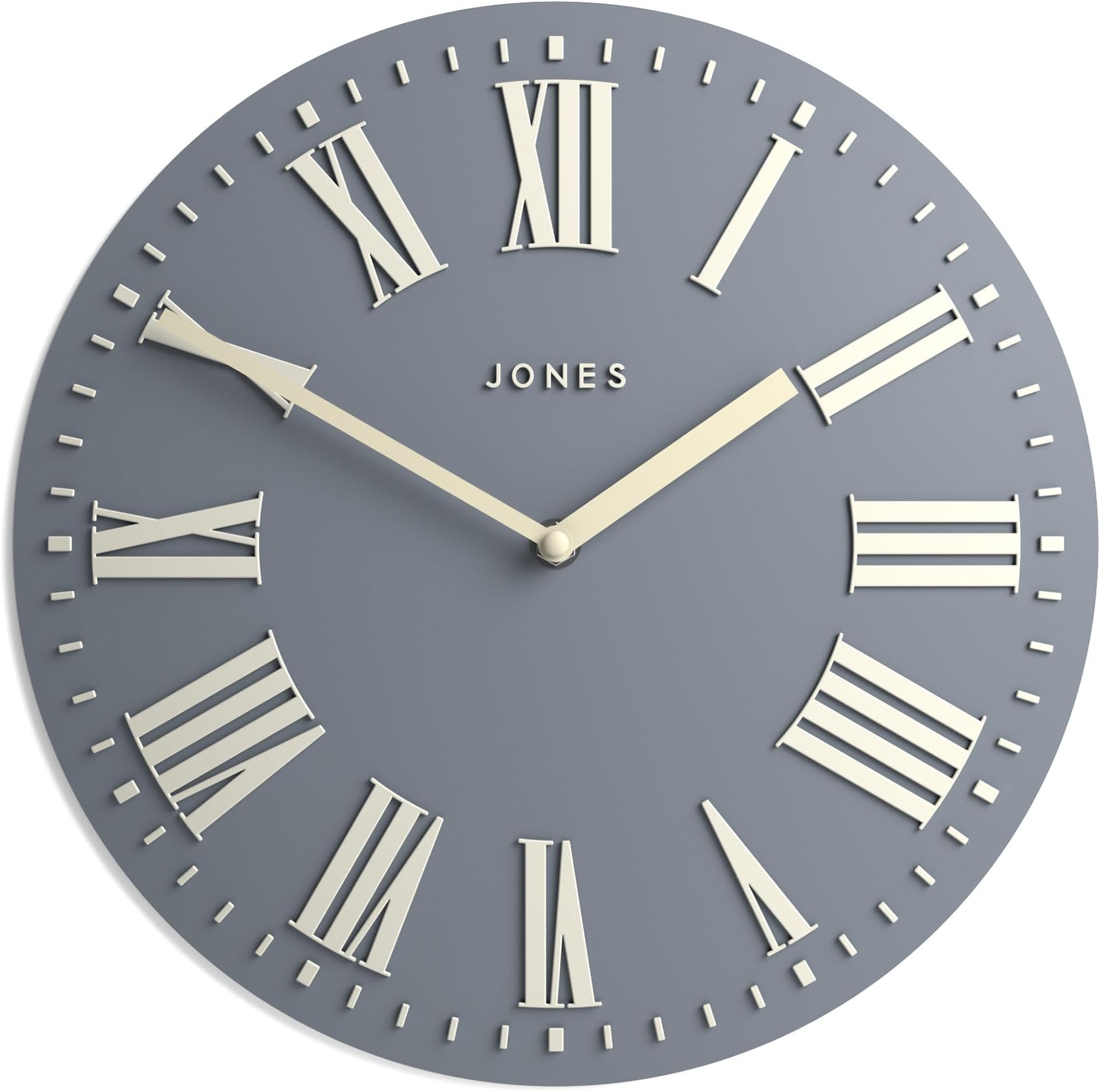 Thomas Kent Wall Clock, 12 Inch Morden Decorative clock, Graphite ...