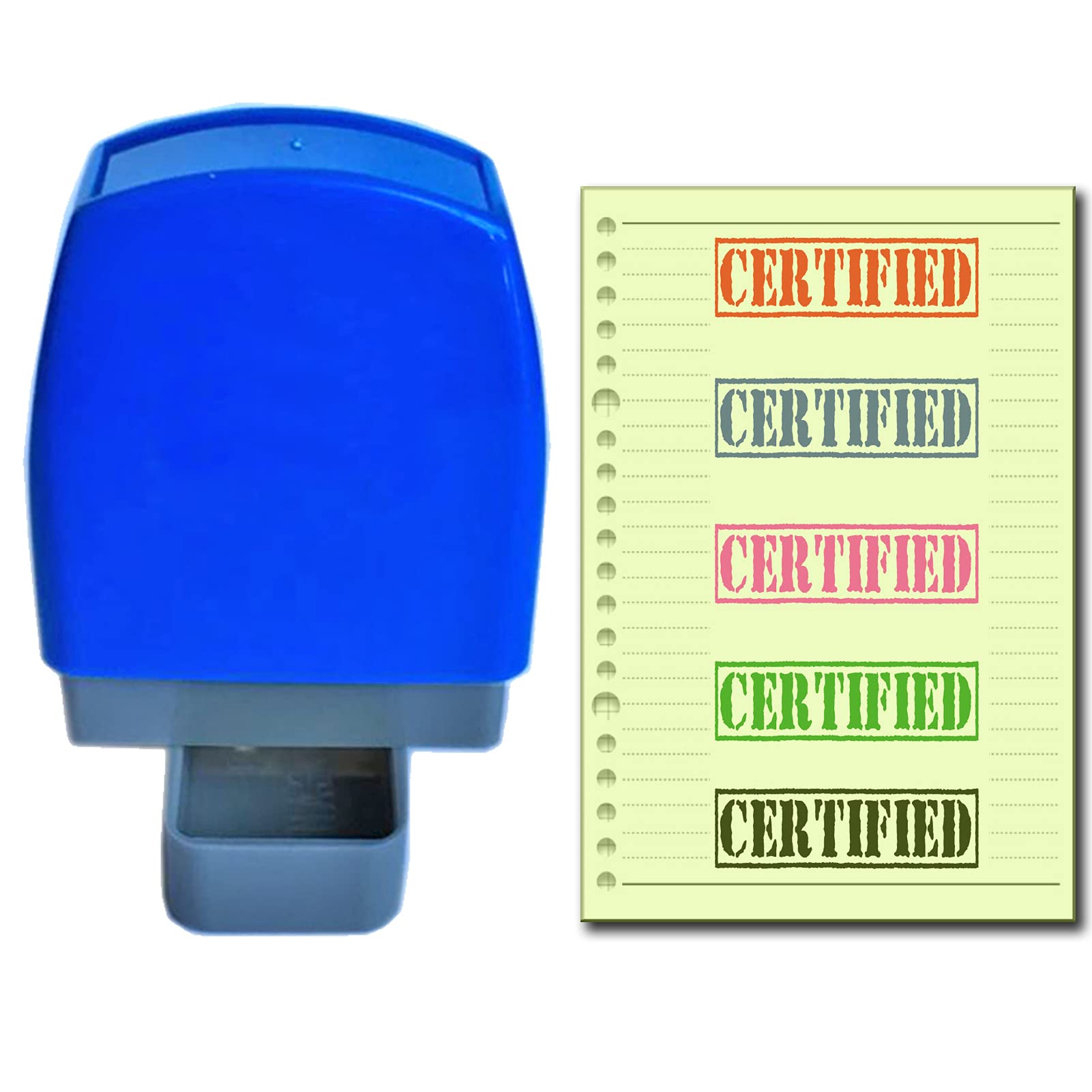 Amazon.com : SSEELL Certified Self Inking Rubber Stamp Self-Inking RE ...