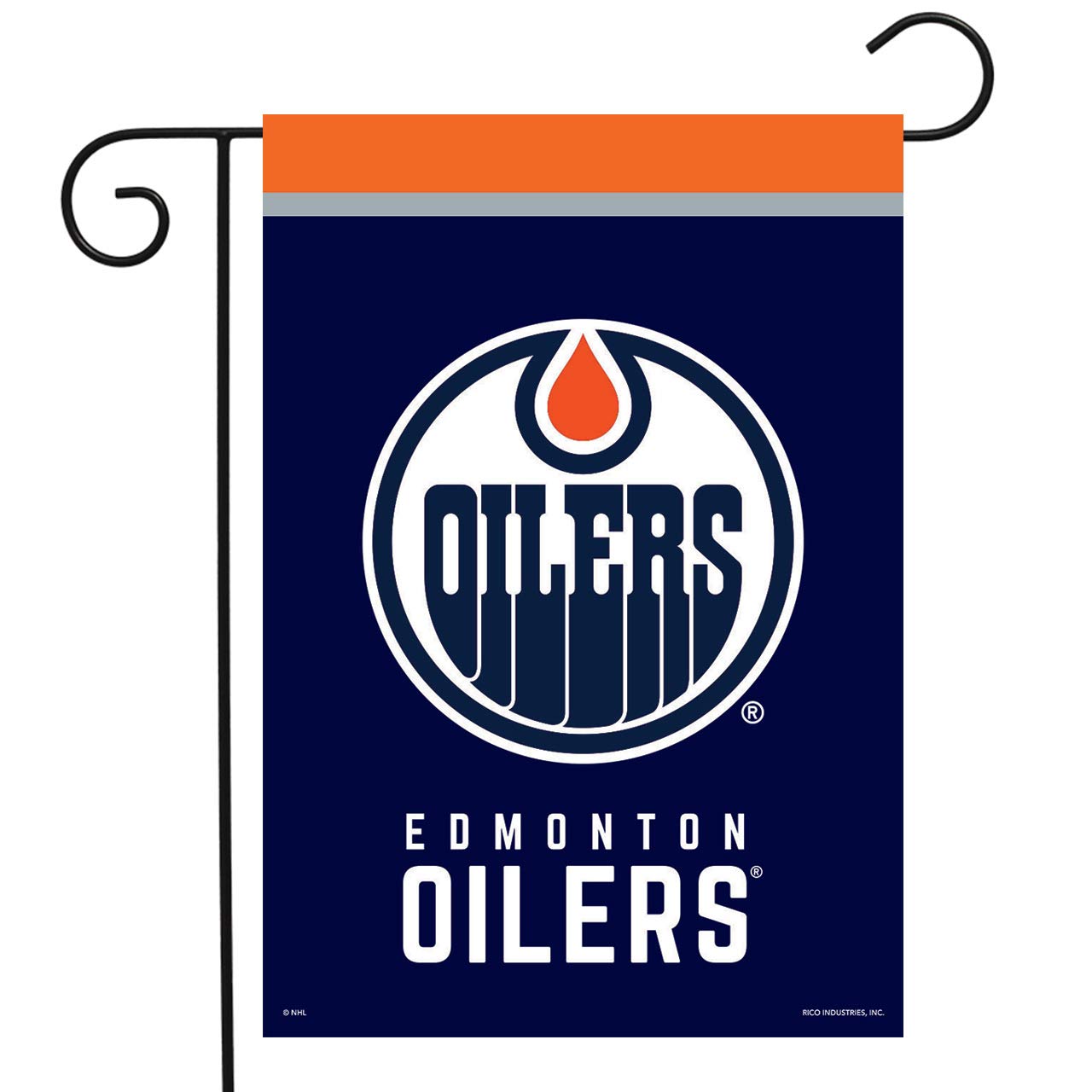Amazon.com : Edmonton Oilers Garden Flag NHL Licensed 12.5" x 18 ...