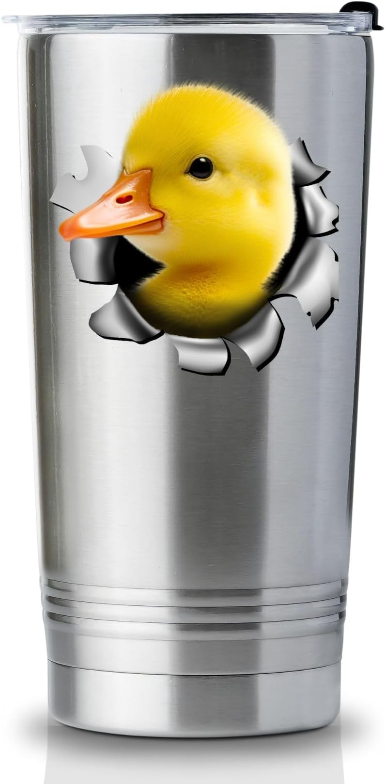 Amazon.com | Duck Tumbler, Cute Skinny Tumbler with Straw and Lid ...