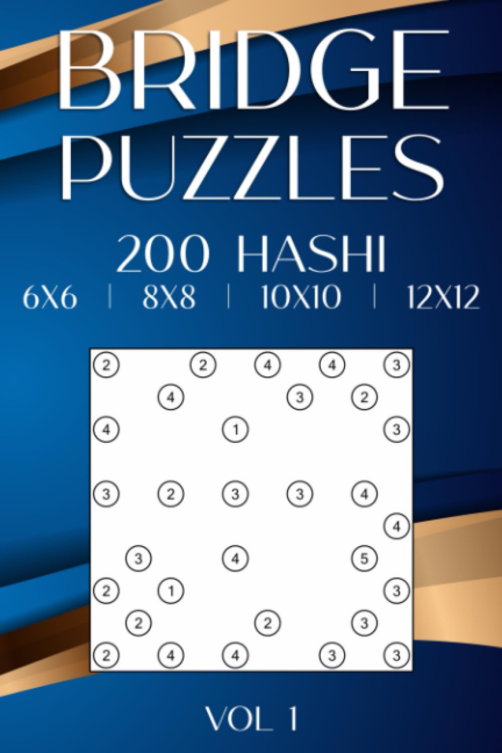 Hashi Bridges: Hashiwokakero Puzzle Book with 200 Exciting Riddles for ...