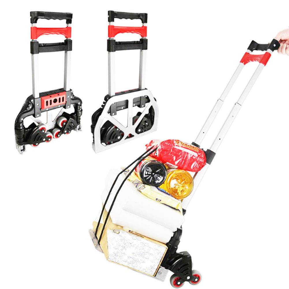 Buy Portable 68Kg Capacity Stair Climbing Cart 63Cm Folded Height Stair ...