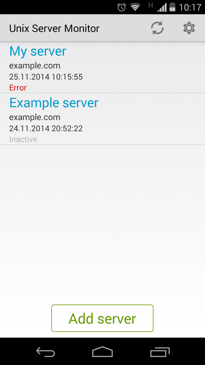 Unix Server Monitor - App on Amazon Appstore