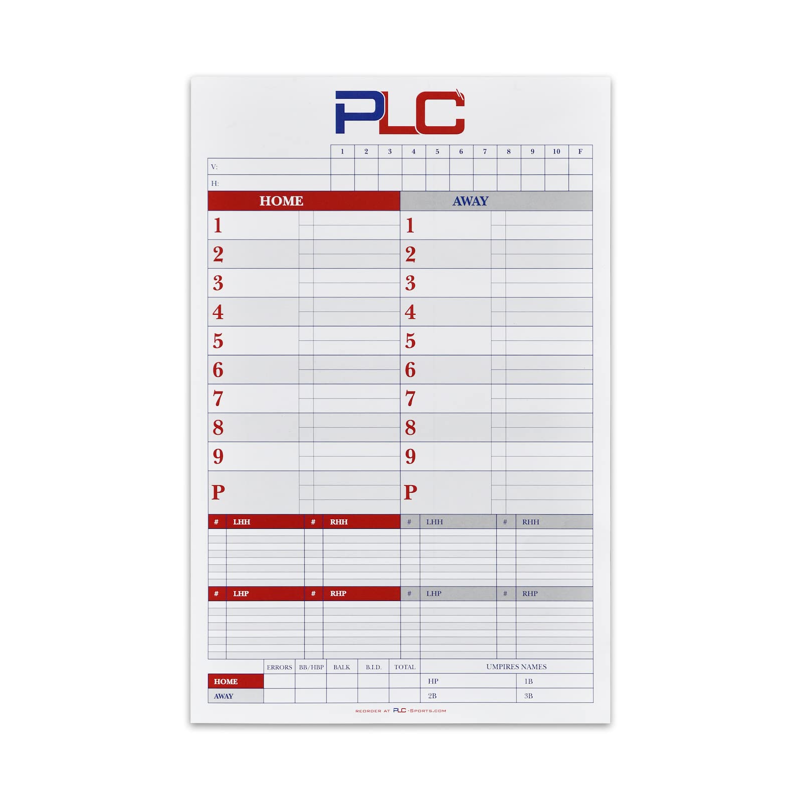 Amazon.com : PLC Sports Travel Sized Baseball Softball Dugout Charts ...