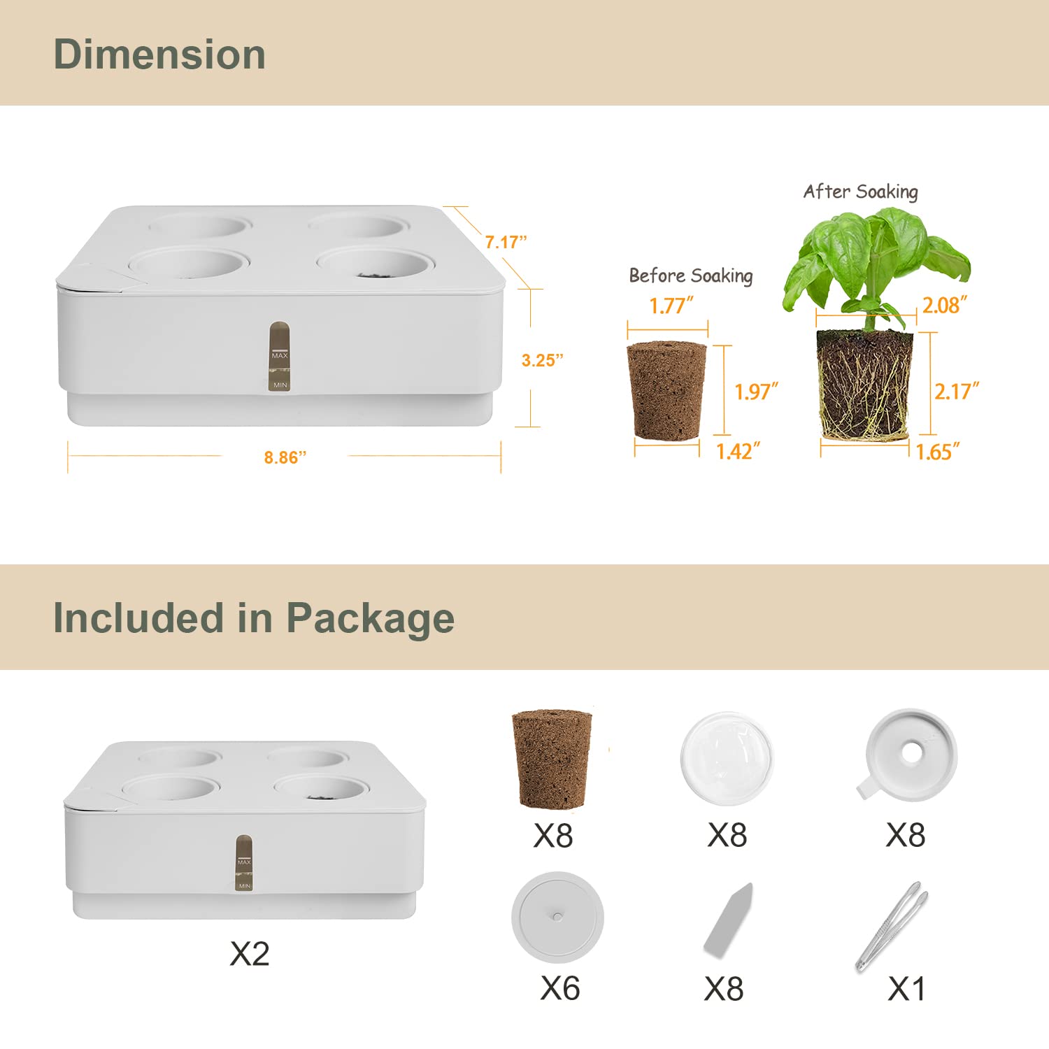 Snapklik.com : GrowLED Hydroponic Grow Box Kit Self Watering Planter ...