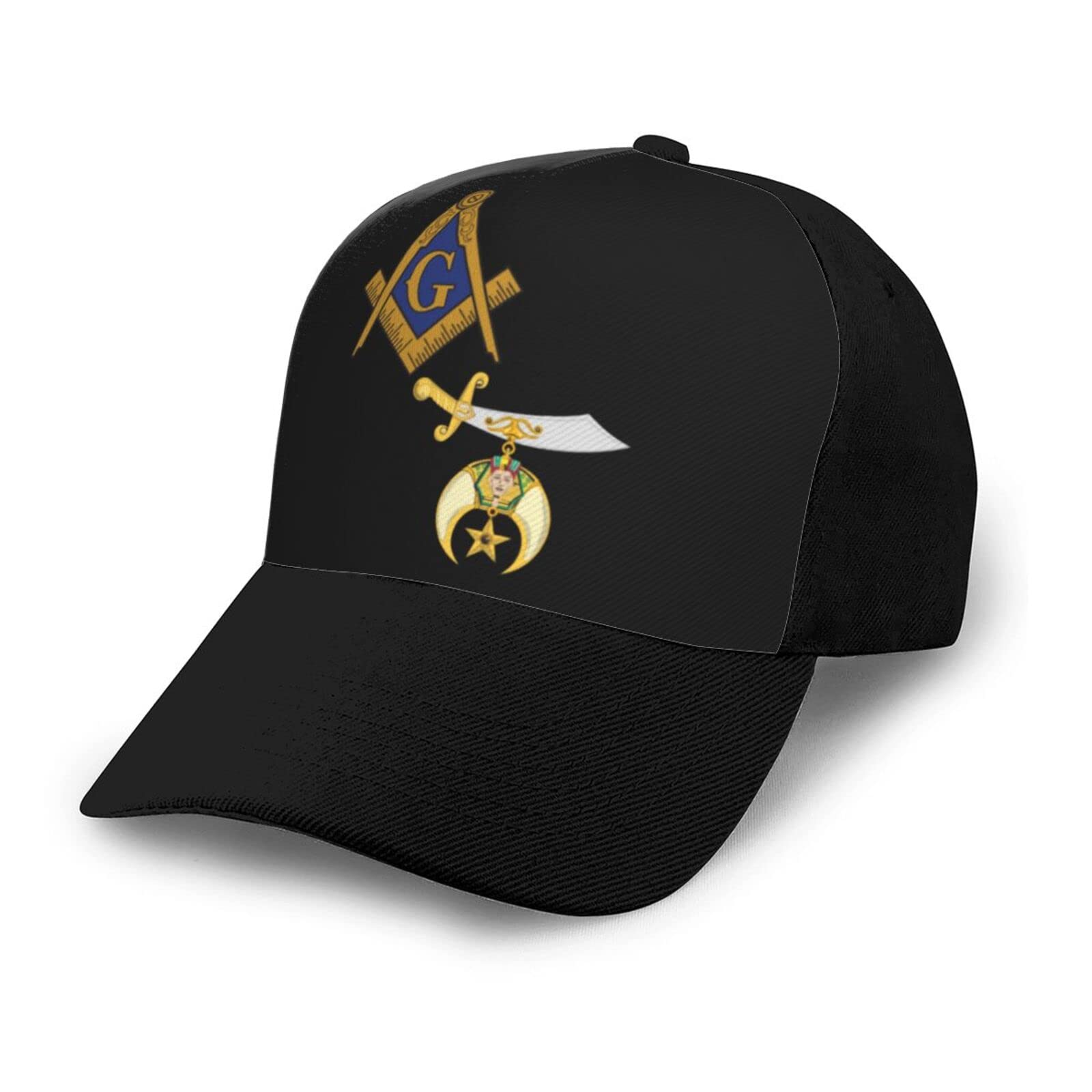 Mason Shriner Split Masonic Shrine Noble Gift Black Baseball Cap Men ...