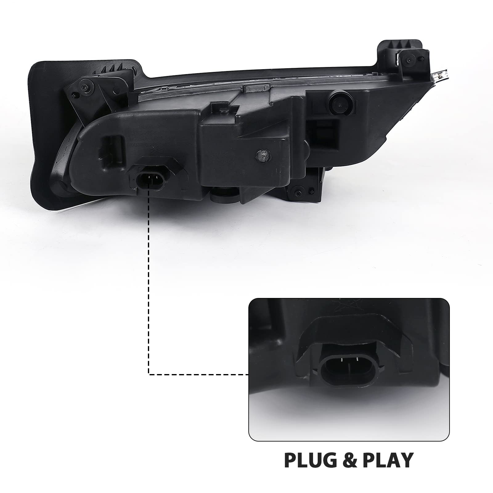 VLINCAR for 2015 2016 2017 2018 2019 2020 Chrysler 300 LED Bumper Fog ...