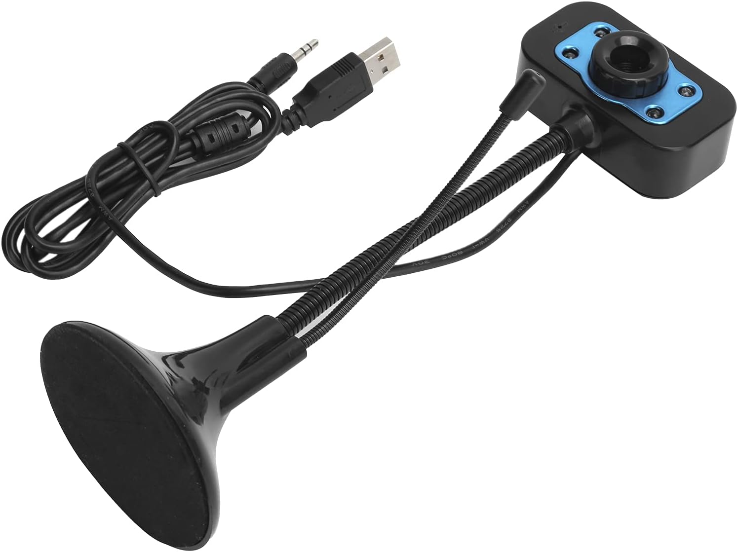 Topiky Computer Webcam, Camera USB Video Webcam Drive‑Free Manual Focus ...