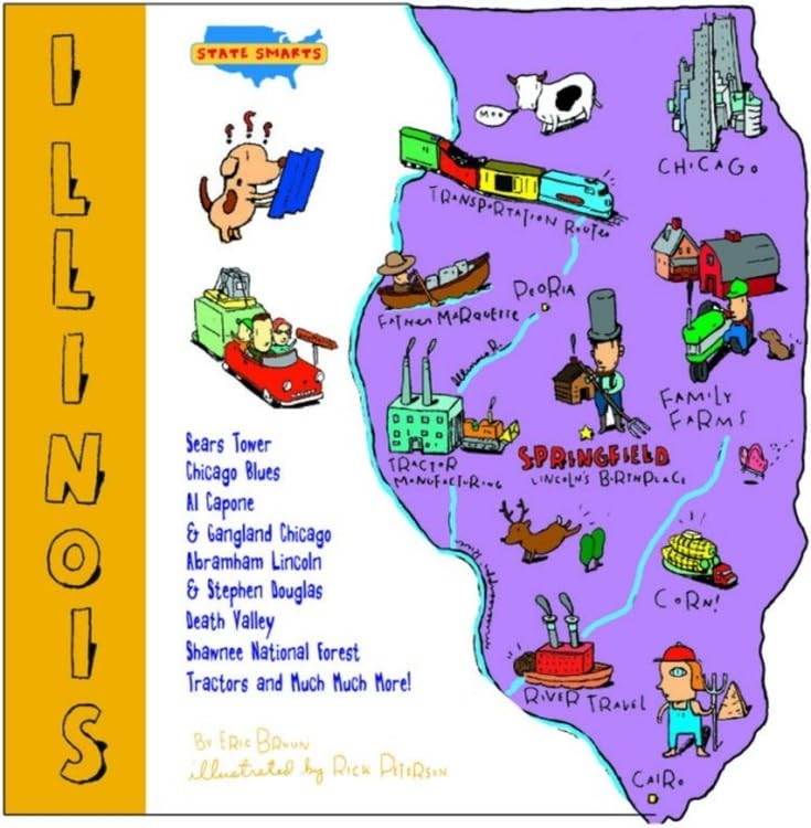 Amazon.com: State Shapes: Illinois: 9781579121013: Bruun, Erik ...