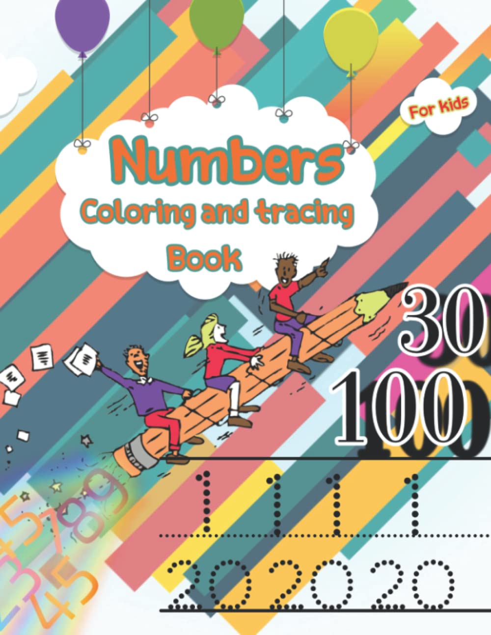 Buy Numbers Coloring and tracing book for kids: numbers tracing book 0 ...