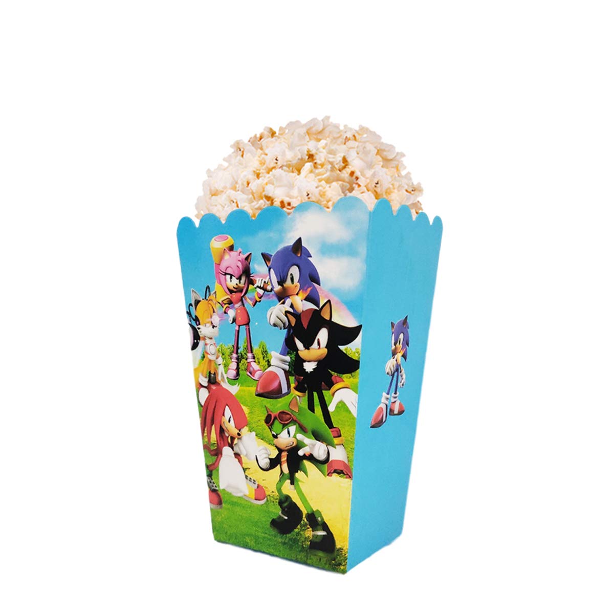 Buy 12 pcs Sonic the Hedgehog popcorn boxes, Sonic the Hedgehog themed ...