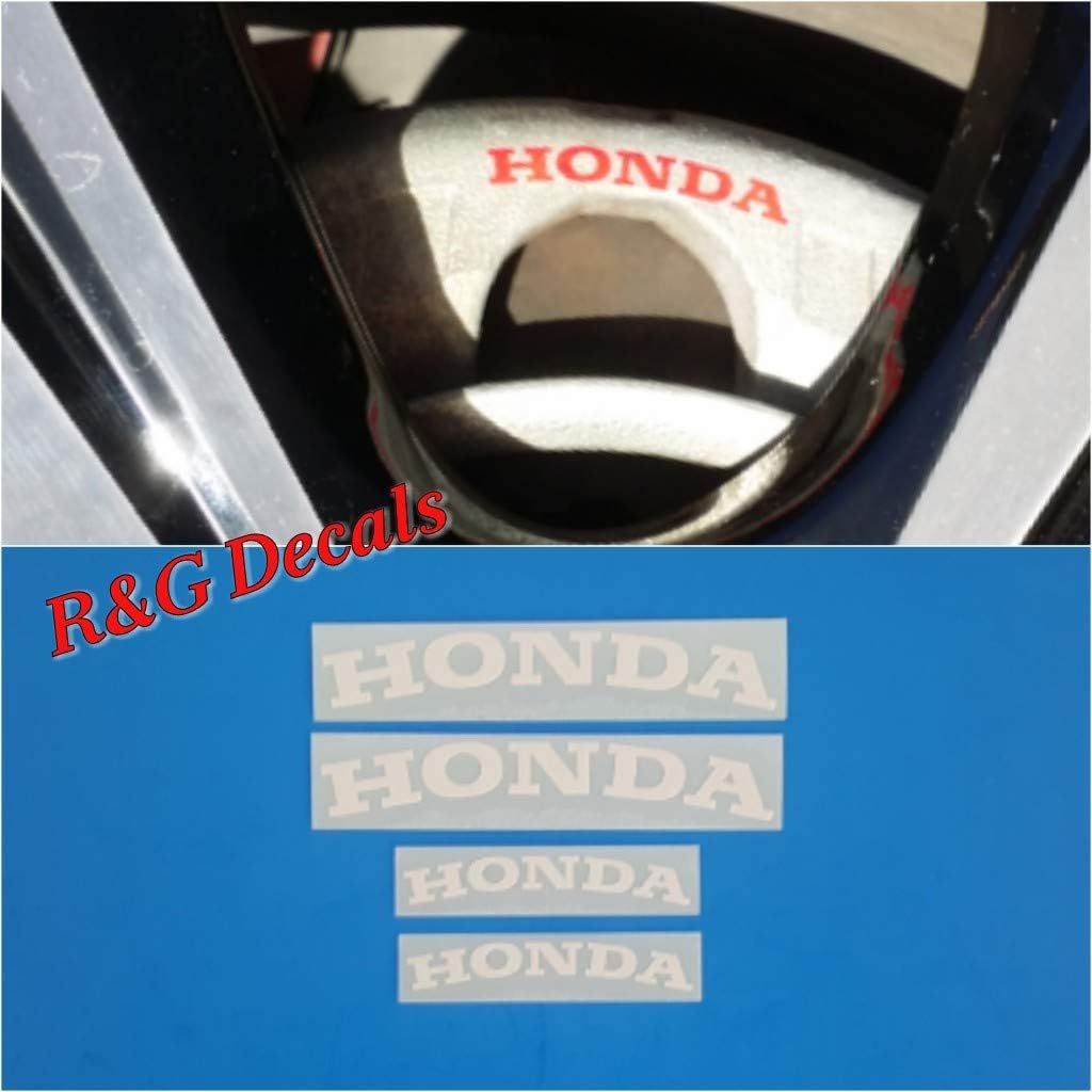 Amazon.com - R&G HIGH Temp Civic Brake Caliper Decal Sticker Set of 4 ...