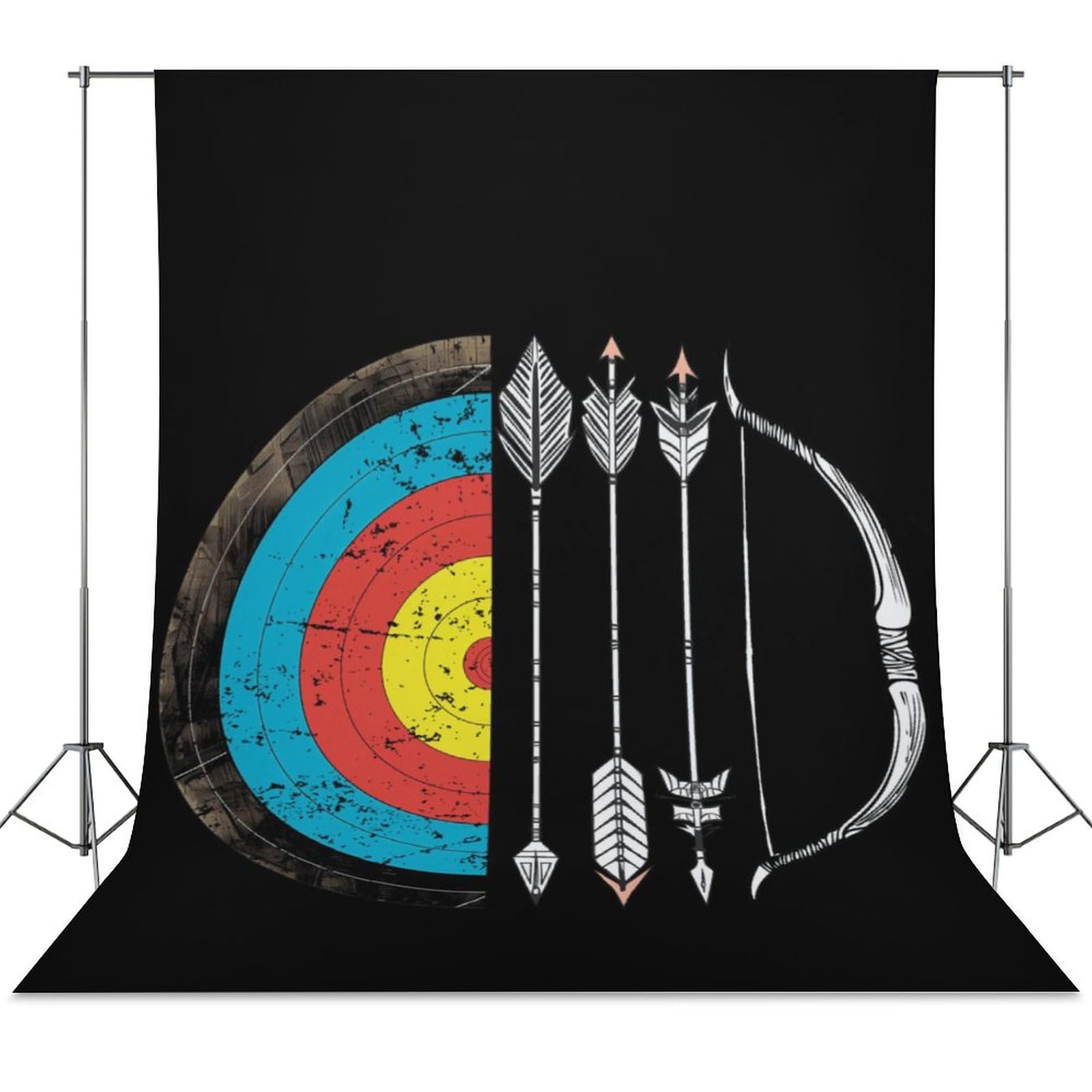 Amazon.com : Archery Target Bow Vintage Photo Banner Backdrop Backdrop ...