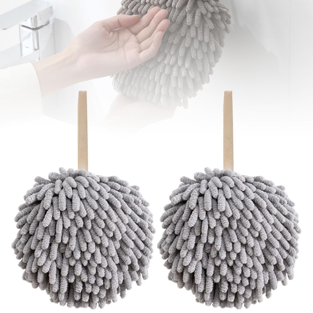 Amazon.com: ROWPOZ Absorbent Hanging Hand Towel Ball for Kitchen ...