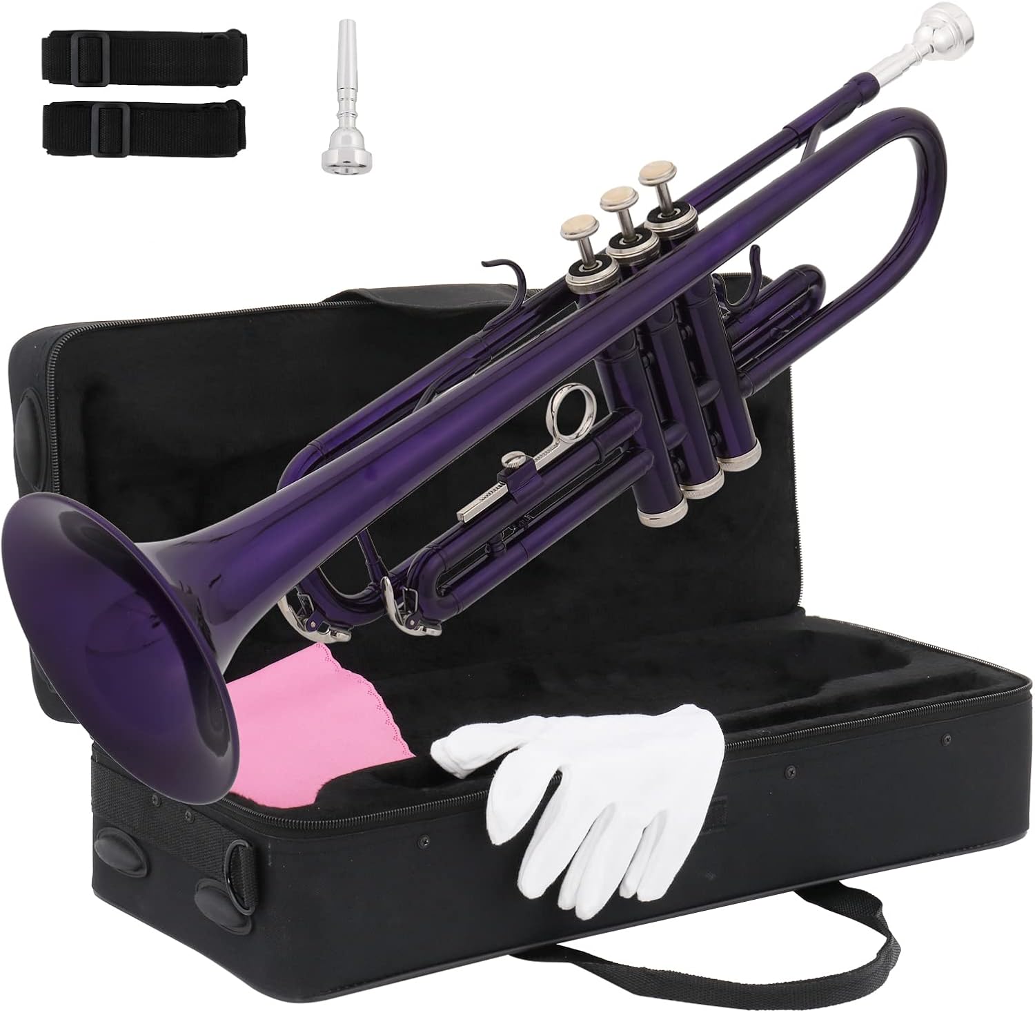 Amazon.com: Ktaxon Bb Standard Trumpet for Beginners,Trumpet for ...