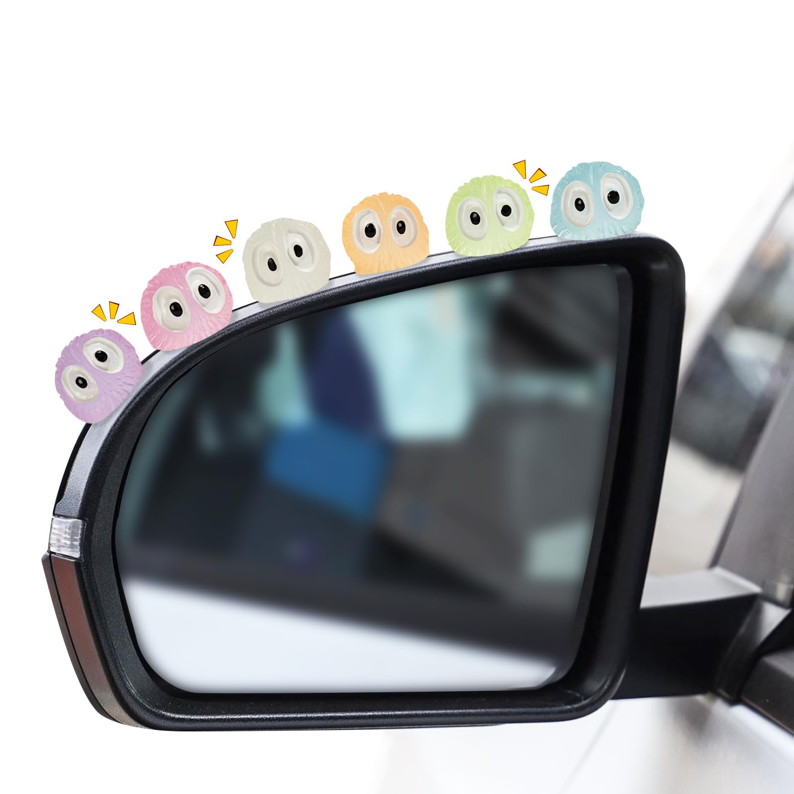 Amazon.com: Rislobx Luminous Cute Soot Sprites, 21Pcs Car Interior ...