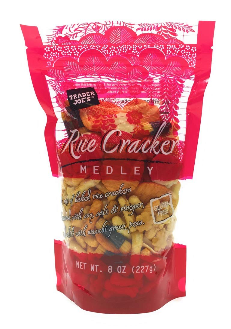 Amazon.com : Trader Joe's Rice Crackers Medley 8 oz. (8 oz. - 1 bag ...