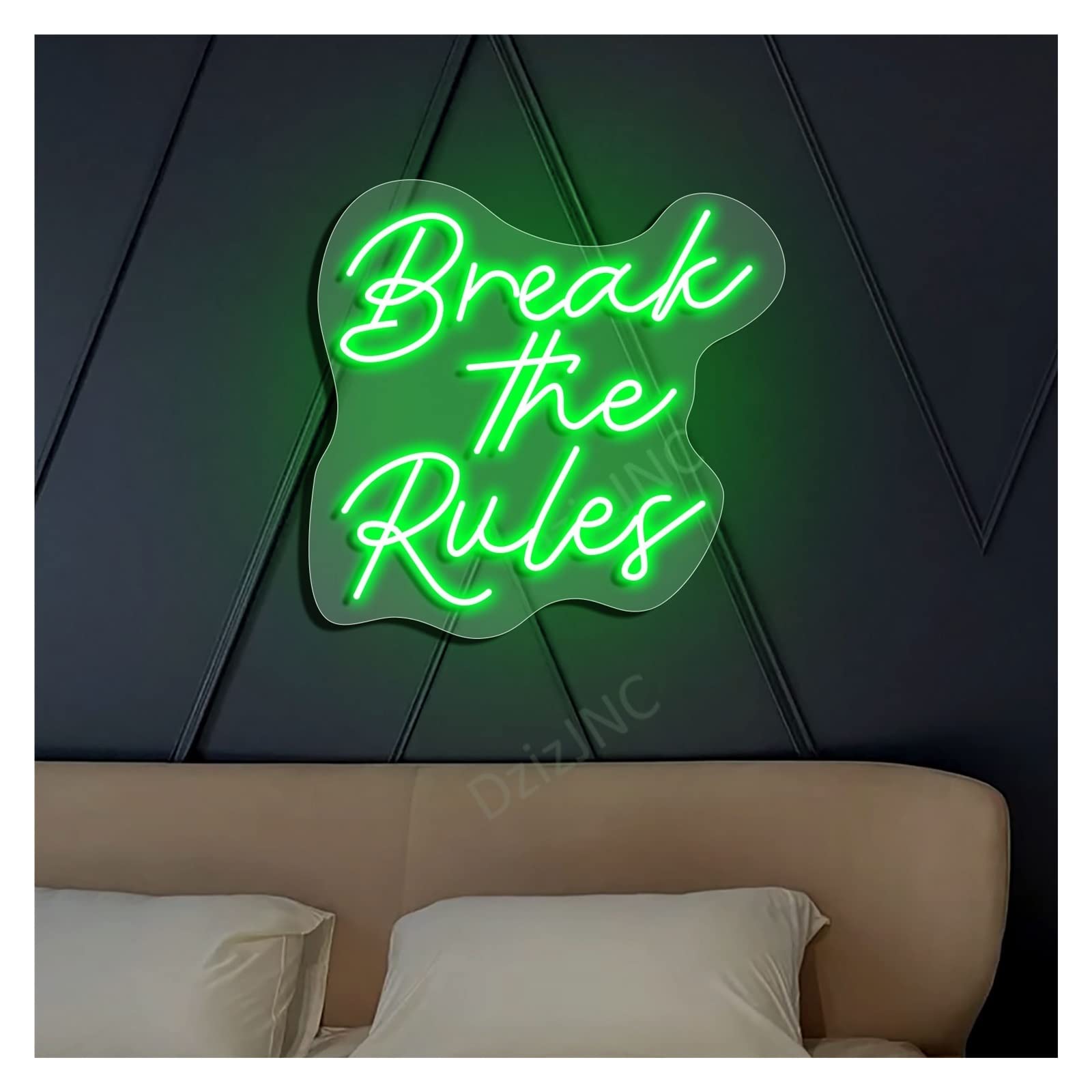 Breaking Rules Sign