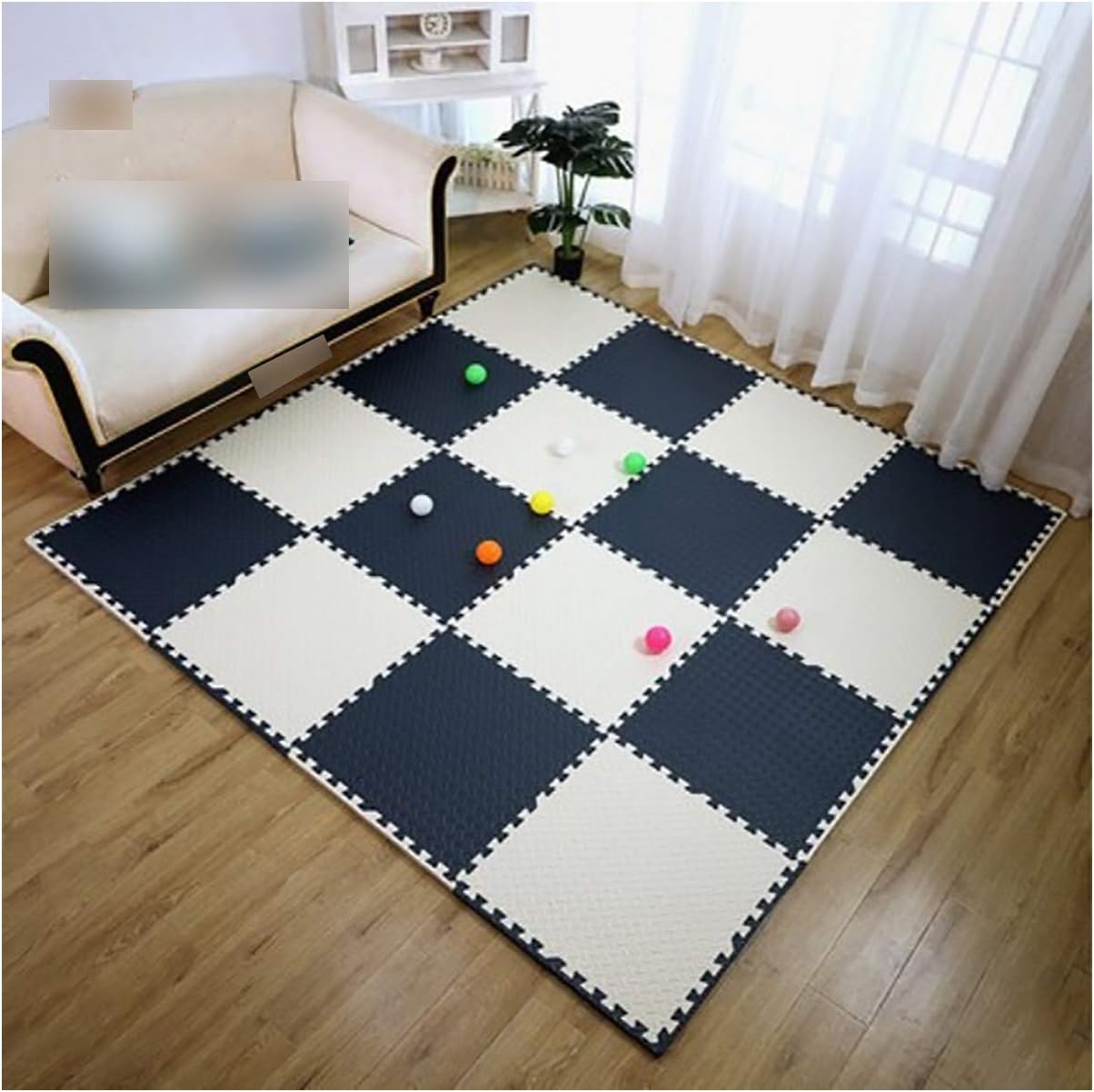 Amazon.co.jp: EVA Joint Mat Floor Protection Joint Mat Safe Floor Mat ...