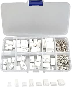 Amazon.com: JST XH 2.54mm Pitch Male Female Housing 2 3 4 5 Pin Connectors Socket Plugs with ...