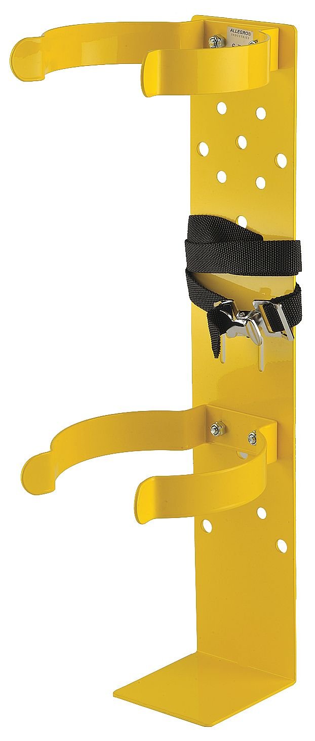 Allegro SCBA Bracket for 45 Minute HP Cylinders 4111-06, Yellow, 6 3/4 ...