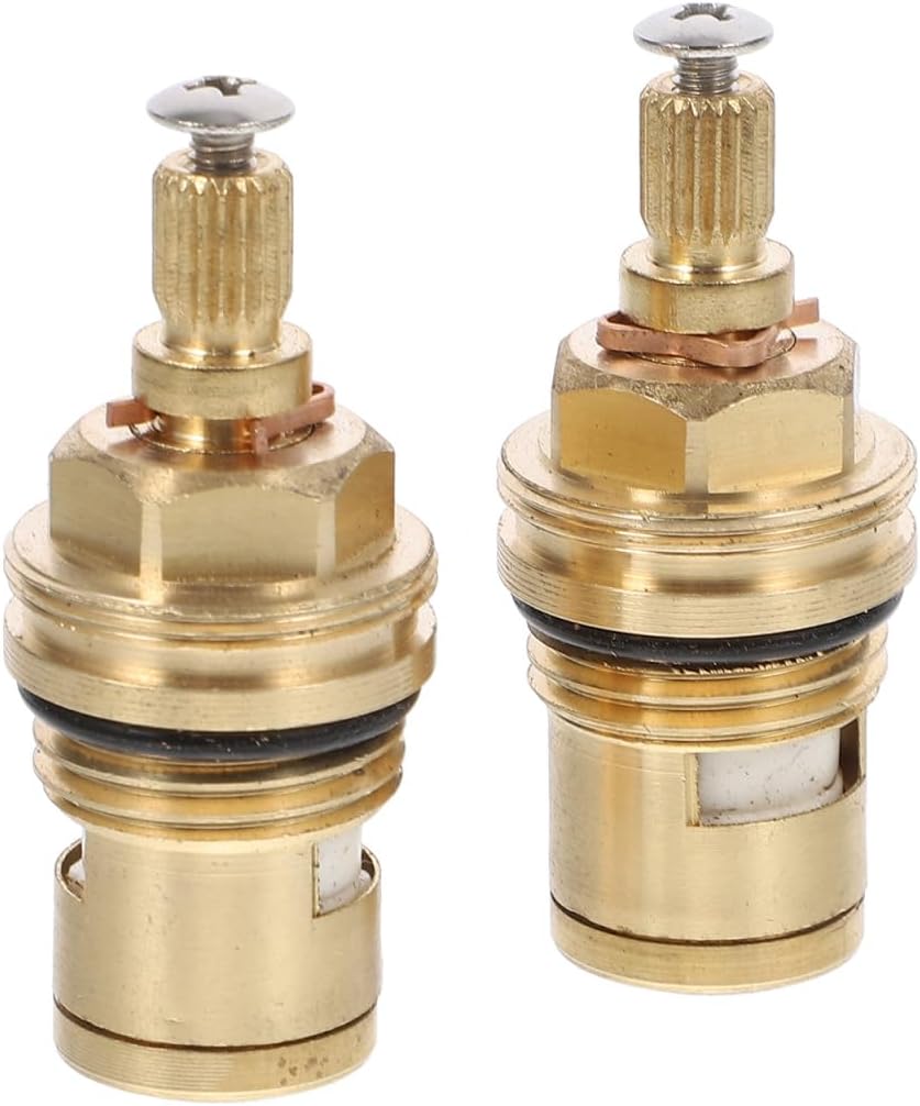 ULTECHNOVO Brass Faucet Valve Core Set Replacement Cartridge for ...
