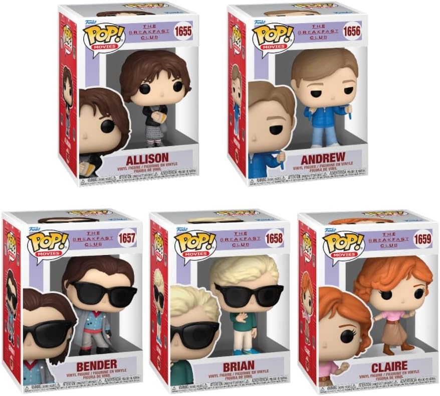 Amazon.com: Funko The Breakfast Club Pop! Movies Complete Set (5)