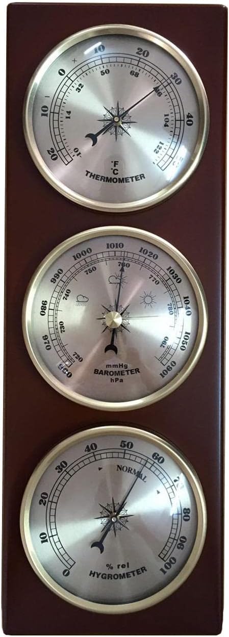 Amazon.com: WMGoods,Barometer Thermometer Hygrometer Three in one ...