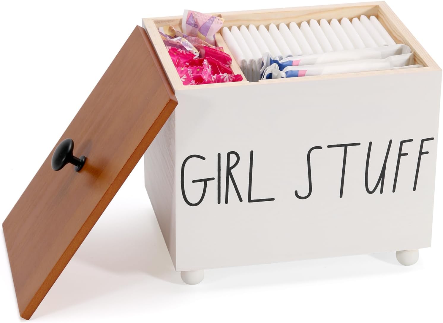 Amazon.com: Tampon Holder for Bathroom, Farmhouse Pad Orgainzier ...