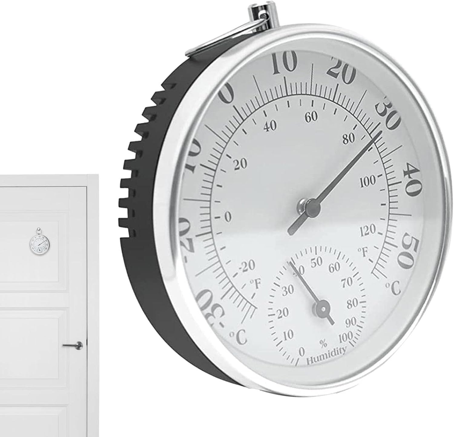 Outdoor Thermometer | 3.84in Professional Indoor Outdoor Thermometer ...