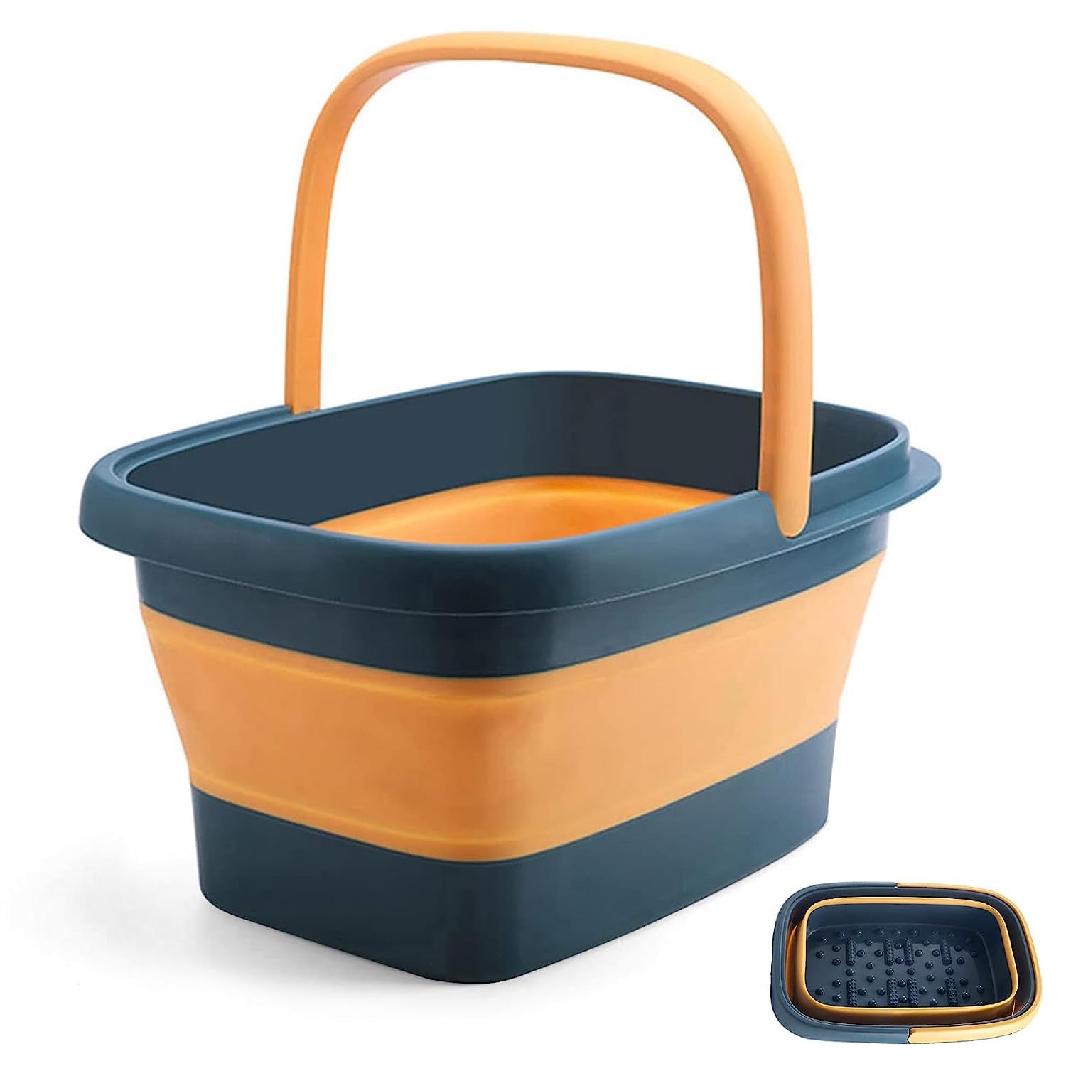Amazon.com: Collapsible Foot Bath Basin for Soaking Feet with Handle ...