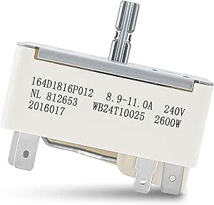 Amazon.com: WB24T10025 Infinite Switch Replacement for G-E Hot-point ...