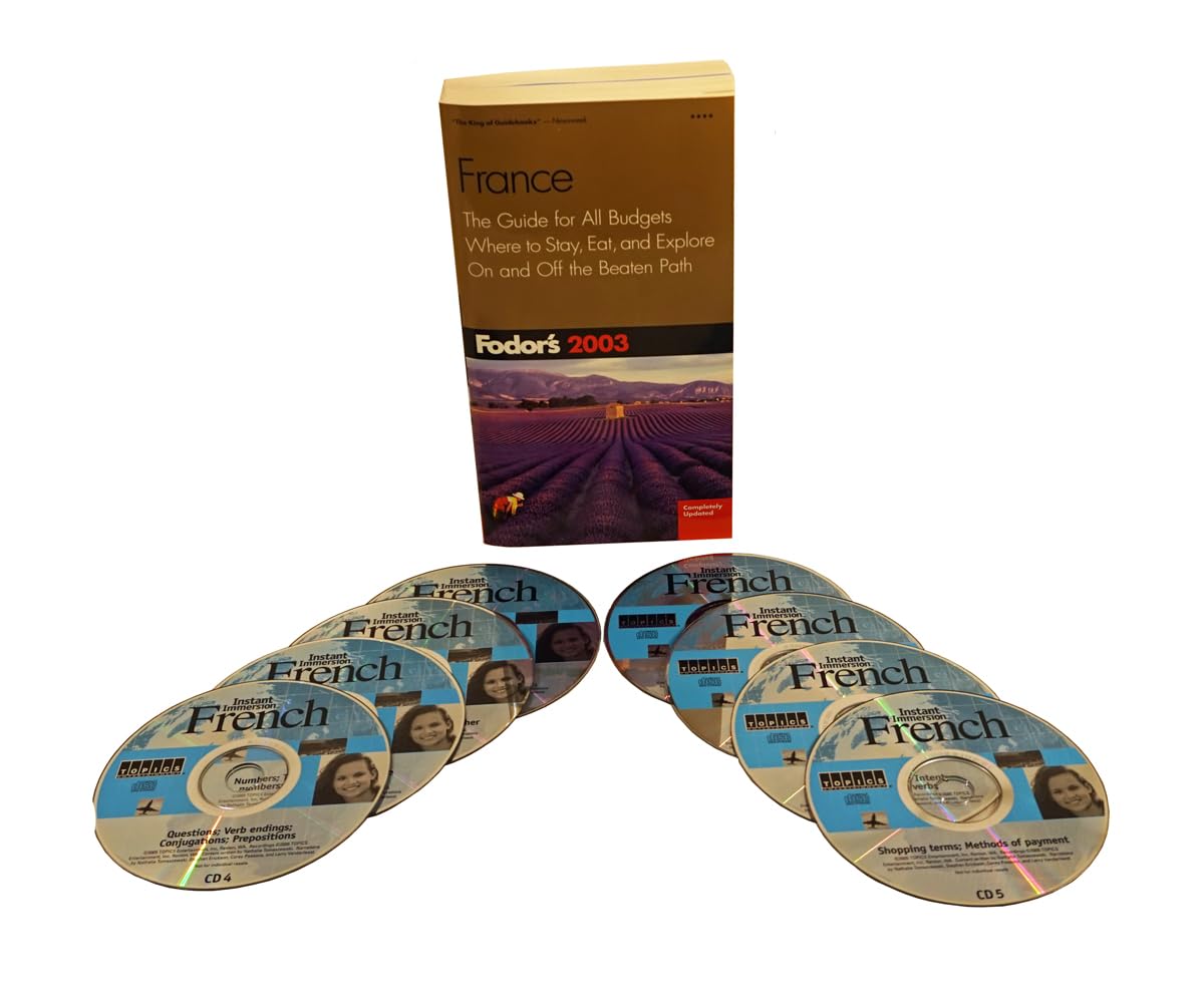 Amazon.com: Learn to Speak French Language 8 Audio CDs Travelers Pack w ...