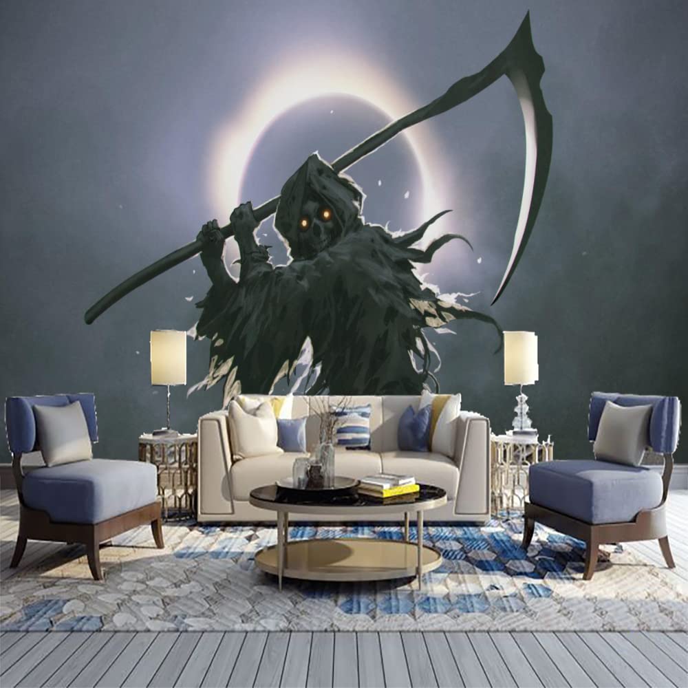 Sensenmann Totenkopf Tapete